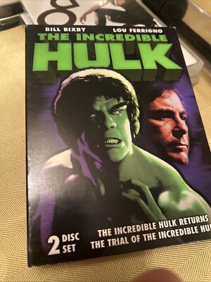 The Original Incredible Hulk two movie Collection (DVD, 2003, 2-Disc ...