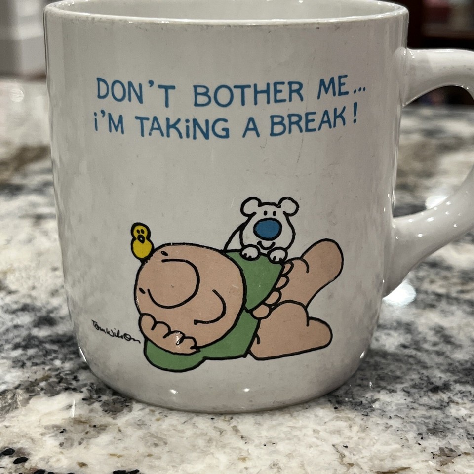 Ziggy Comics Vintage 1983 American Greetings Coffee Cup Mug, BREAK TIME 🔥 | eBay