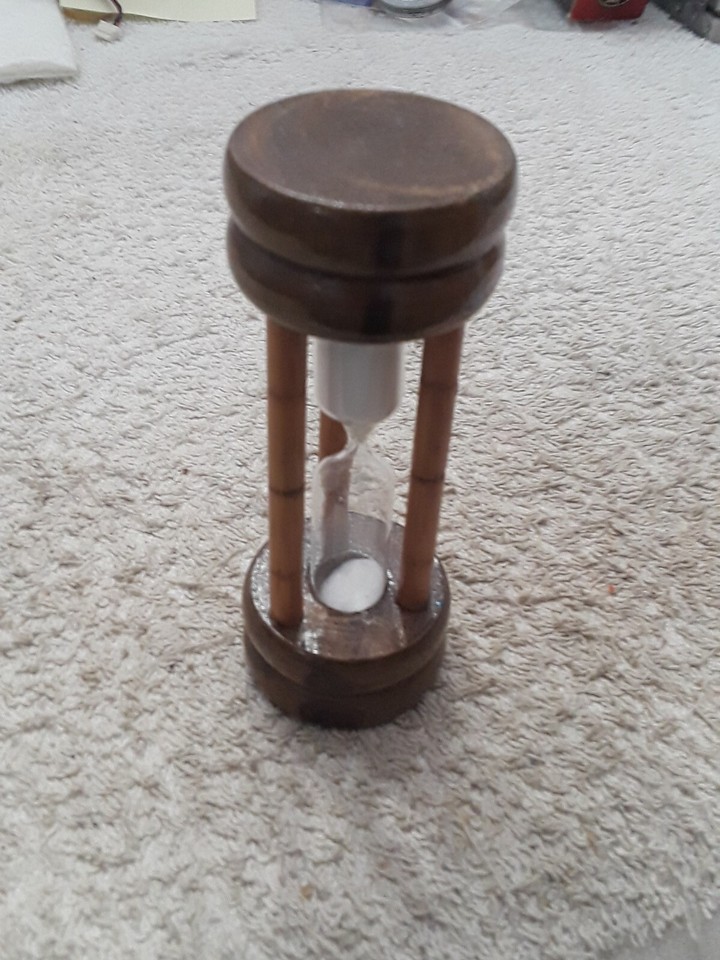 Vintage Wood Egg Kitchen Salt Timer | eBay