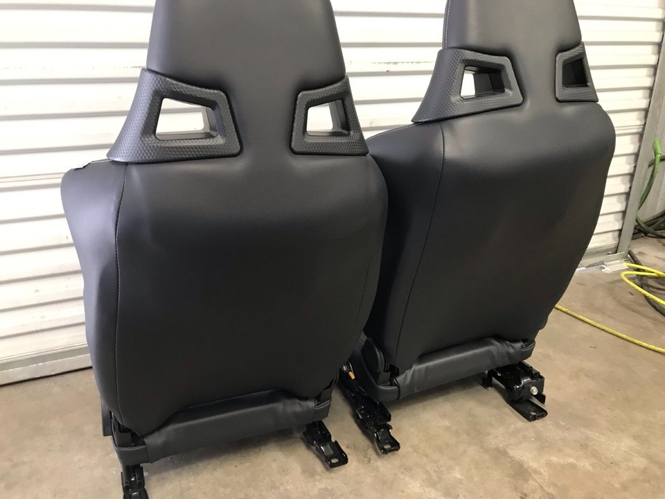2008-2015 MITSUBISHI Lancer Evolution EVO X Recaro Front Full Leather ...