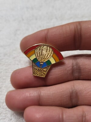 VTG RAINBOW BALLOON FLIGHTS BALLOON PIN | eBay