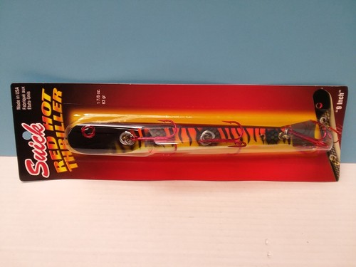 SUICK 9" RED HOT THRILLER MUSKY / MUSKIE LURE JERKBAIT - Raging Perch ...
