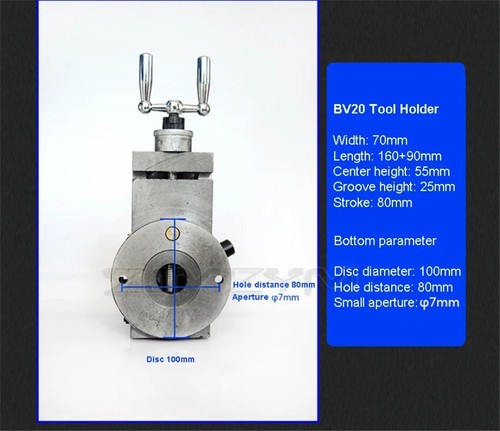 BV20 Tool Holder Mini Lathe Accessories Lathe Metal Tool Holder ...