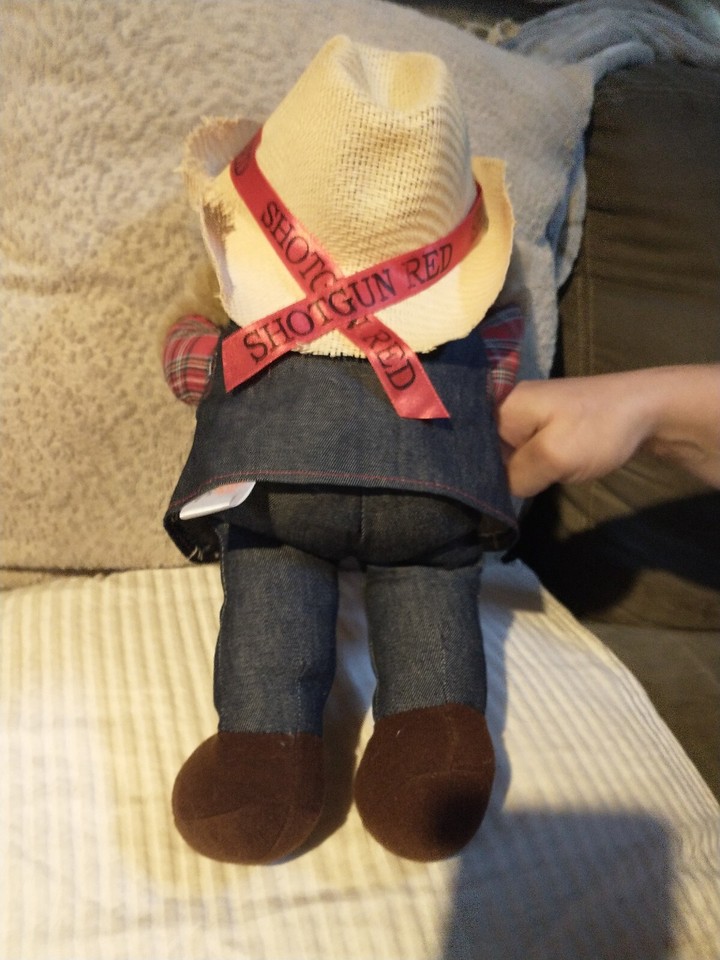 Vintage Shotgun Red Plush Doll 16" | eBay