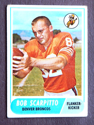Bob Scarpitto #147 Topps 1968 Football Card (Denver Broncos)* | eBay
