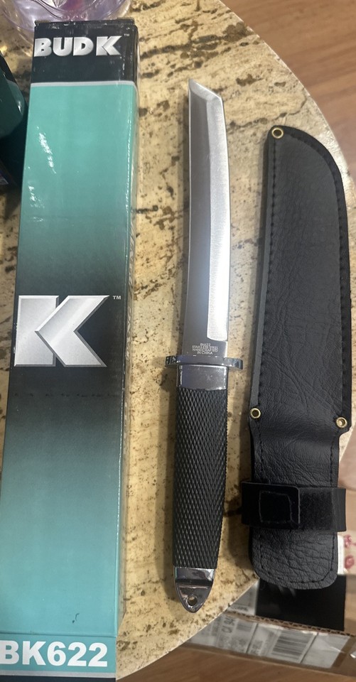 BUD K Full Tang Tango Survival Fixed Blade Knife | eBay