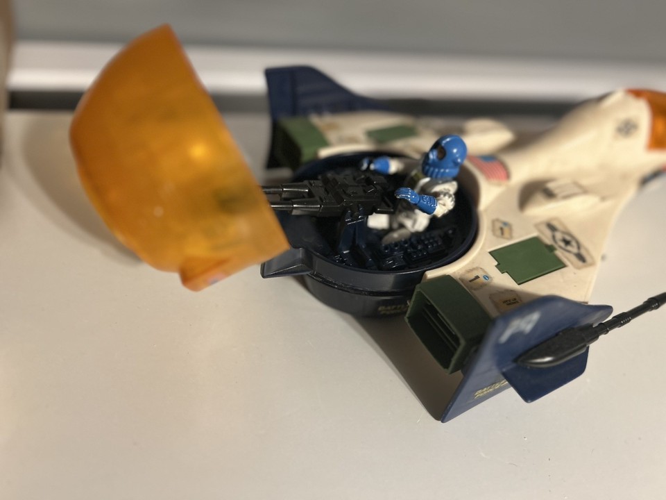 GI JOE 1987 Battle Force 2000 Vector Jet w/ Pilot Maverick | eBay