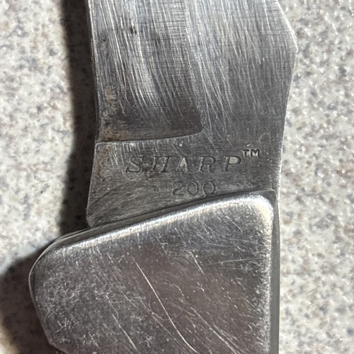 VINTAGE SHARP 200 LOCK BACK POCKET KNIFE | eBay