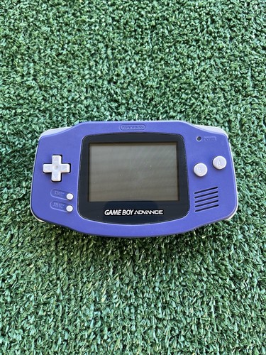 Nintendo Game Boy Advance Indigo Purple Tested And Working *Missing ...