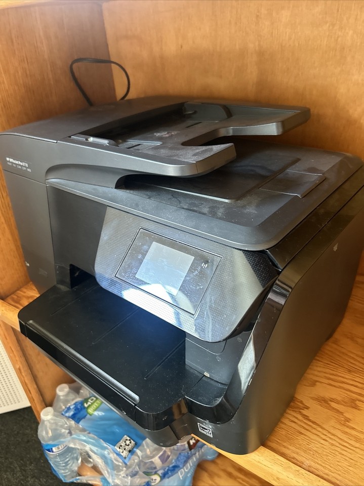 HP Officejet Pro 8710 All-In-One Wireless Printer - Black 886389138035 ...