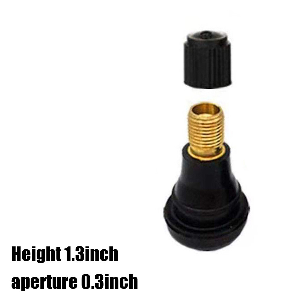 10pcs TR412 Tubeless Tire Valves Snap-in Rubber Valve Stems for Car ...
