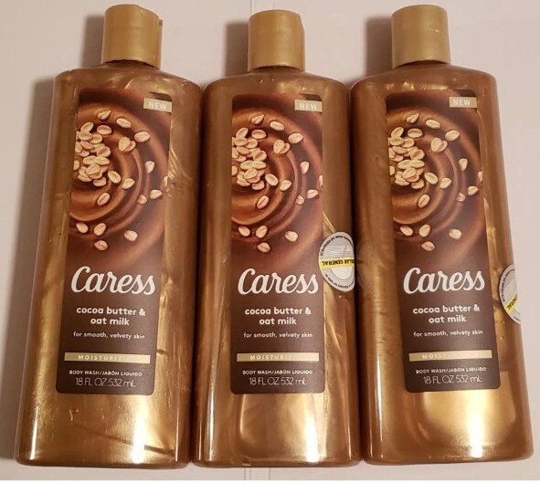 CARESS Cocoa Butter & Oat Milk Moisturizing Smooth & Velvety Body Wash 18 OZ | eBay