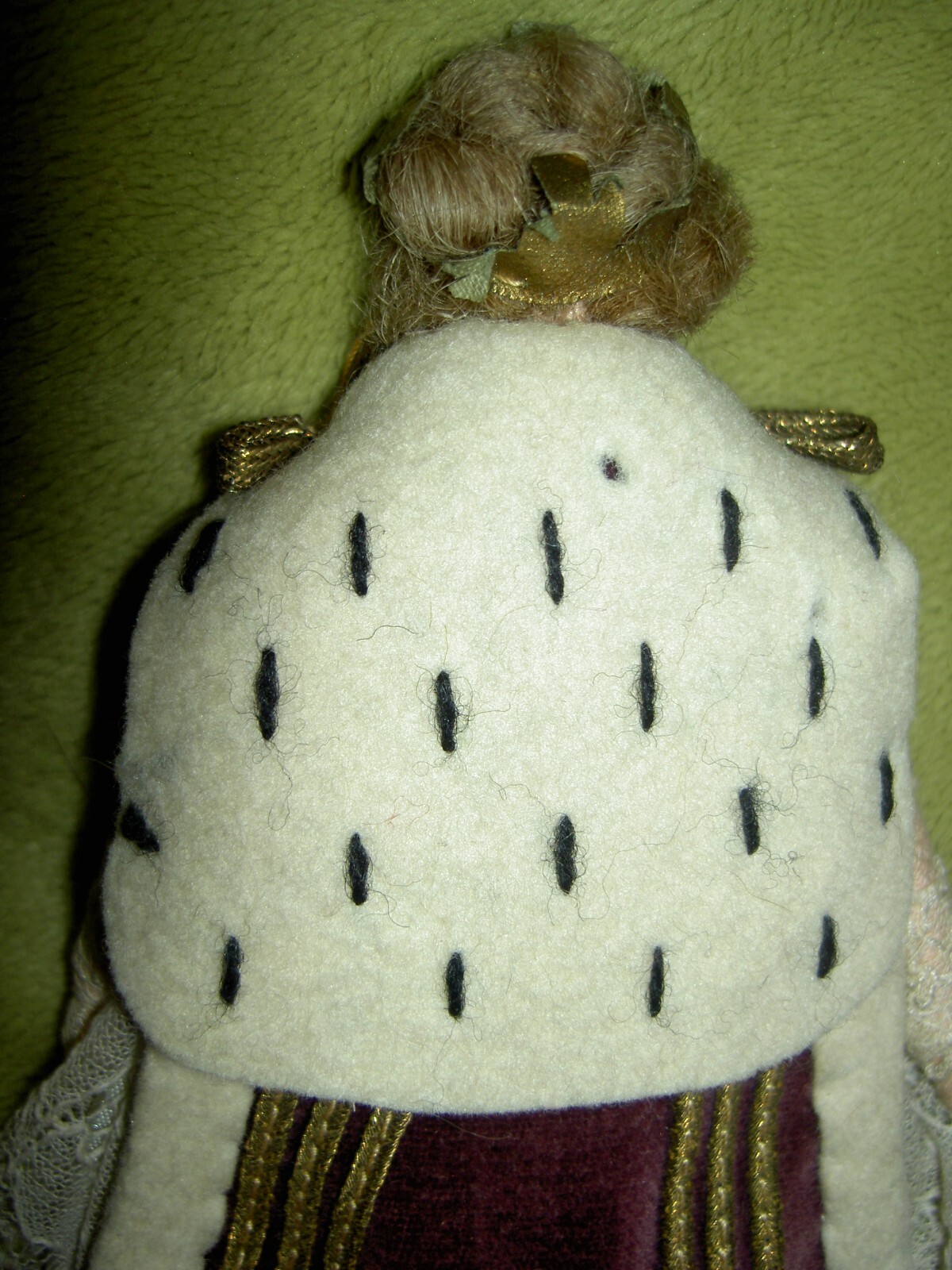 Liberty of London, Princess Elizabeth Coronation cloth 7 "doll w ...