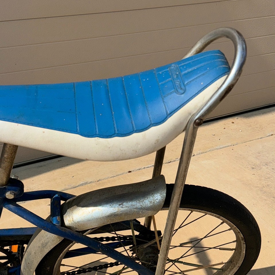 Western Flyer Huffy Bike Muscle Bike Blue White Huffy Banana Seat | eBay
