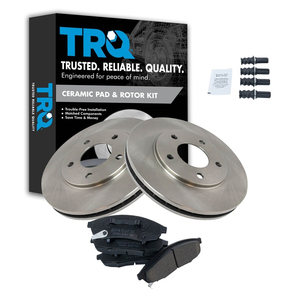 Disc Brake Kit-Ceramic Brake Pad and Rotor Kit TRQ BKA17605 for sale ...