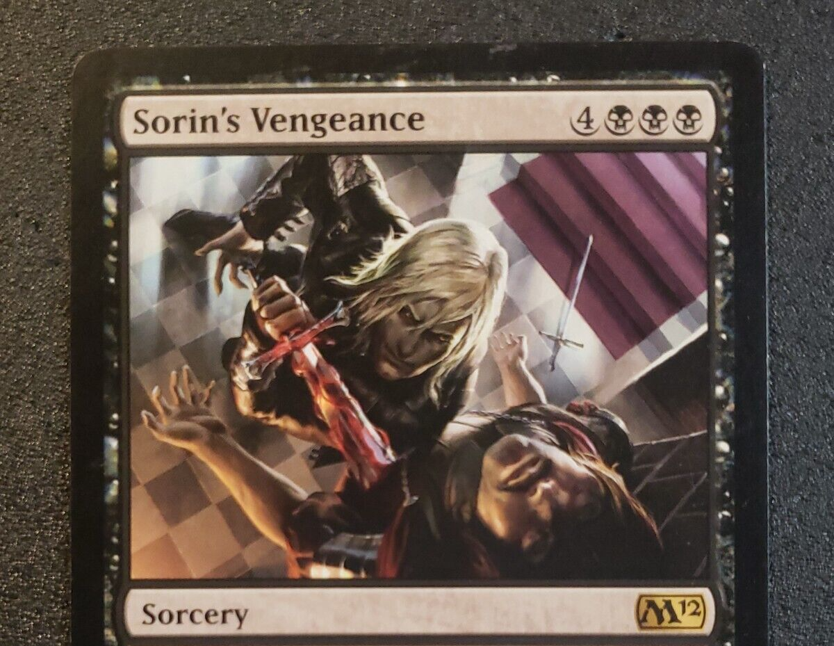 Sorin's Vengeance Magic 2012 / M12 UN-PLAYED Black Rare MTG CARD ...