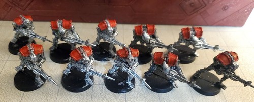 Warhammer 40K 10x Metal Necron Warrior / Raider Models 2nd Edition | eBay