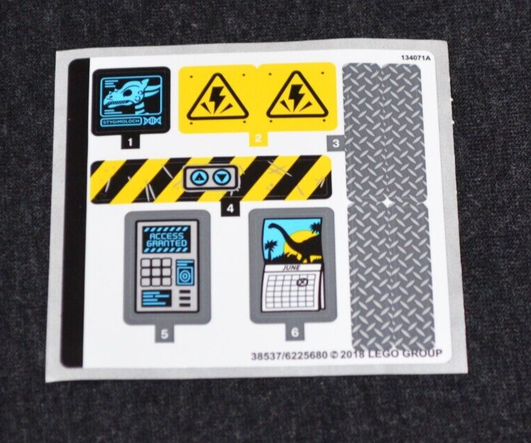 75927 INSTRUCTION BOOKLET & ORIGINAL STICKERS ONLY For Set # 75927 ...