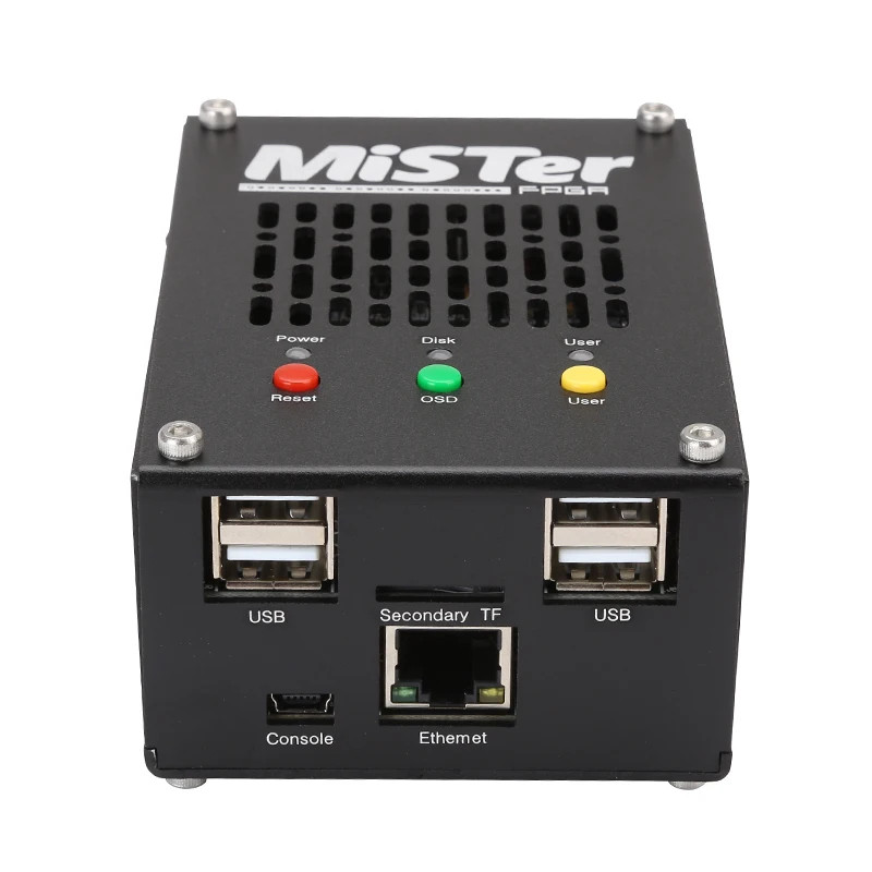 New Mister FPGA Retro Video Game Console With Aluminum Case | eBay