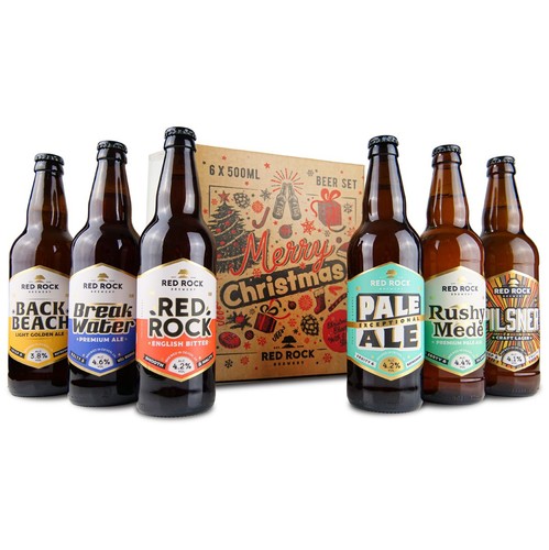 British Beer Set Gift Pack Christmas Xmas Beer Box Present Ale Hamper 6 ...