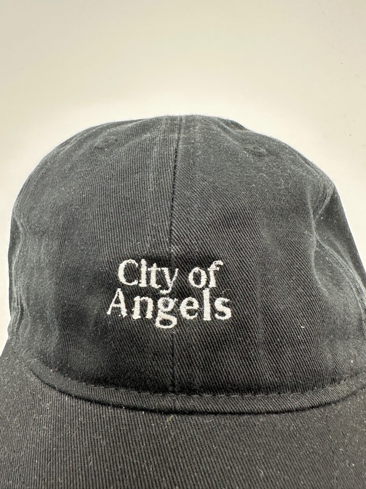 City of Angels Unique Markets Embroidered Black Graphic Baseball Cap ...