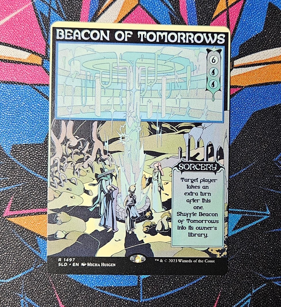 Beacon of Tomorrows NM Borderless MTG Secret Lair Unplayed Magic ...