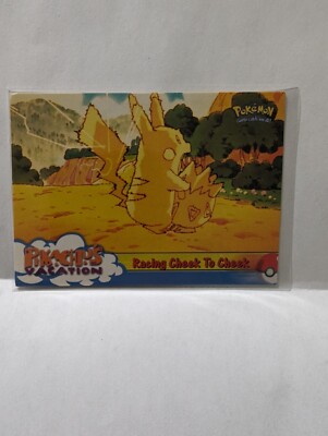 1997 Pokemon Trading Card - Pikachu's Vacation - Racing Cheek To Cheek ...