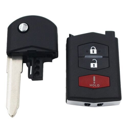 2005 2006 2007 2008 for Mazda 6 RX-8 Keyless Remote 3-Button Flip Key ...