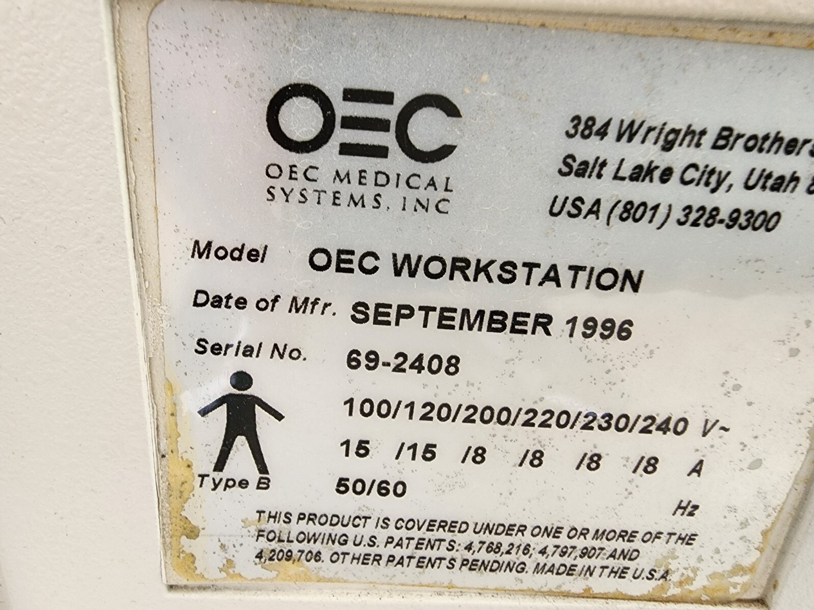 GE OEC 9600 C-Arm, 9-inch ii Printer,Medicapture, ESP, 8-FPS, Foot ...