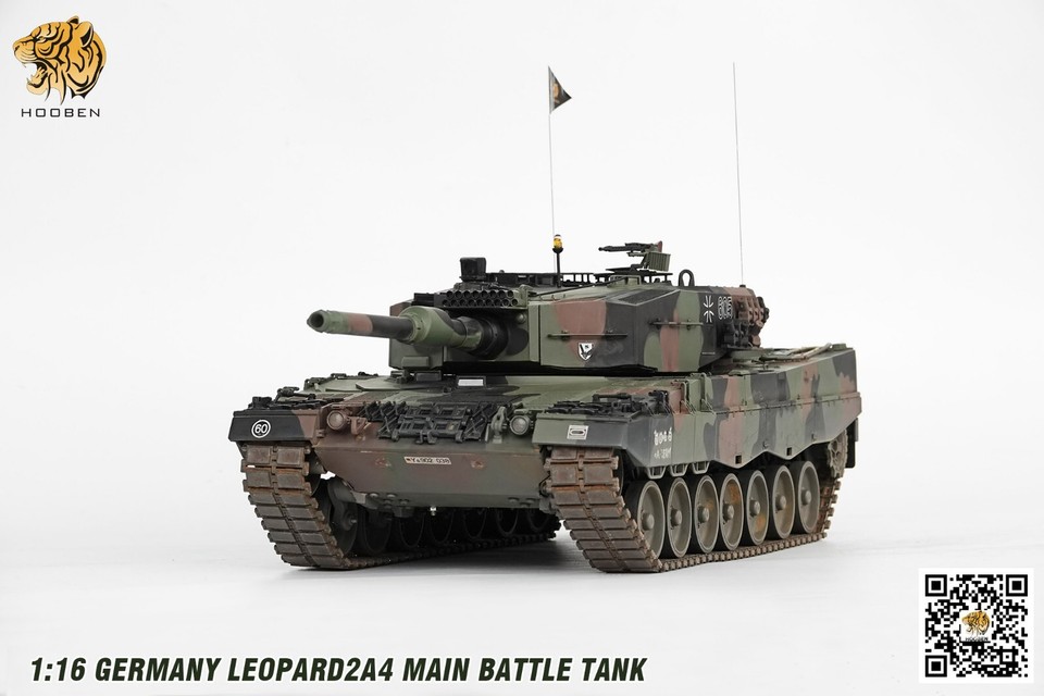 Hooben 1/16 German Leopard L2A4 Main Battle Tank RC RTR Green ...