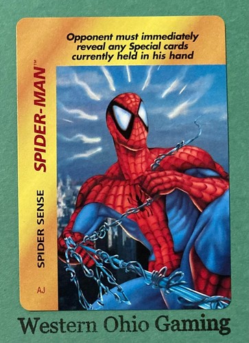 1995 Marvel Overpower CCG Spider-Man Spider Sense Card TCG | eBay