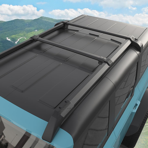 4PCS Roof Rack Rail & Cross Bar for Ford Bronco 2021-2024 4Dr 2Dr Hard ...