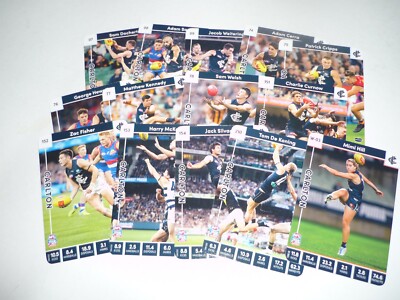 * TEAMCOACH 2023 CARLTON BLUES COMMON TEAMSET X14 CARDS * | eBay