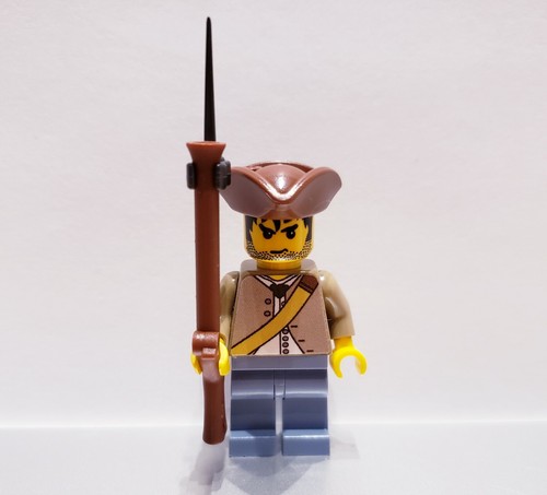 American Revolution Colonial Militia Soldier V3 made with real LEGO ...