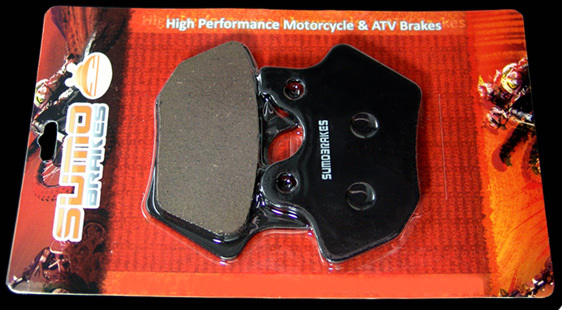 Harley Rear Brake Pads Sportster 883 1200 XLH XL (2000-2003) V-Rod ...