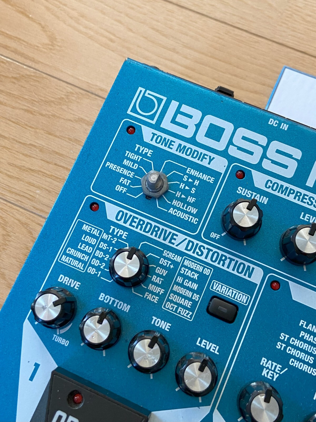 Boss ME-50 Guitar Effects Pedal Multi-Effects Unit Pedal Used in stock ...
