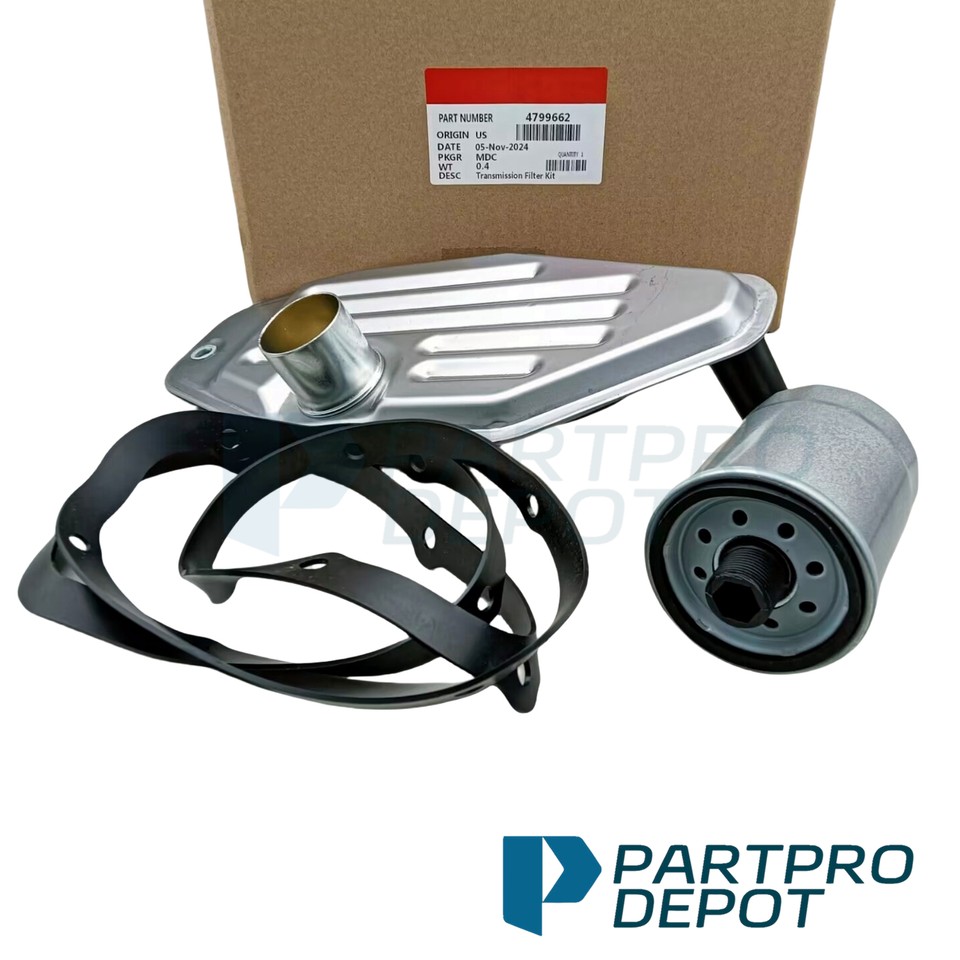 Transmission 4WD Filter Kit W/Pan Gasket for 99-UP 545RFE 65RFE 66RFE ...