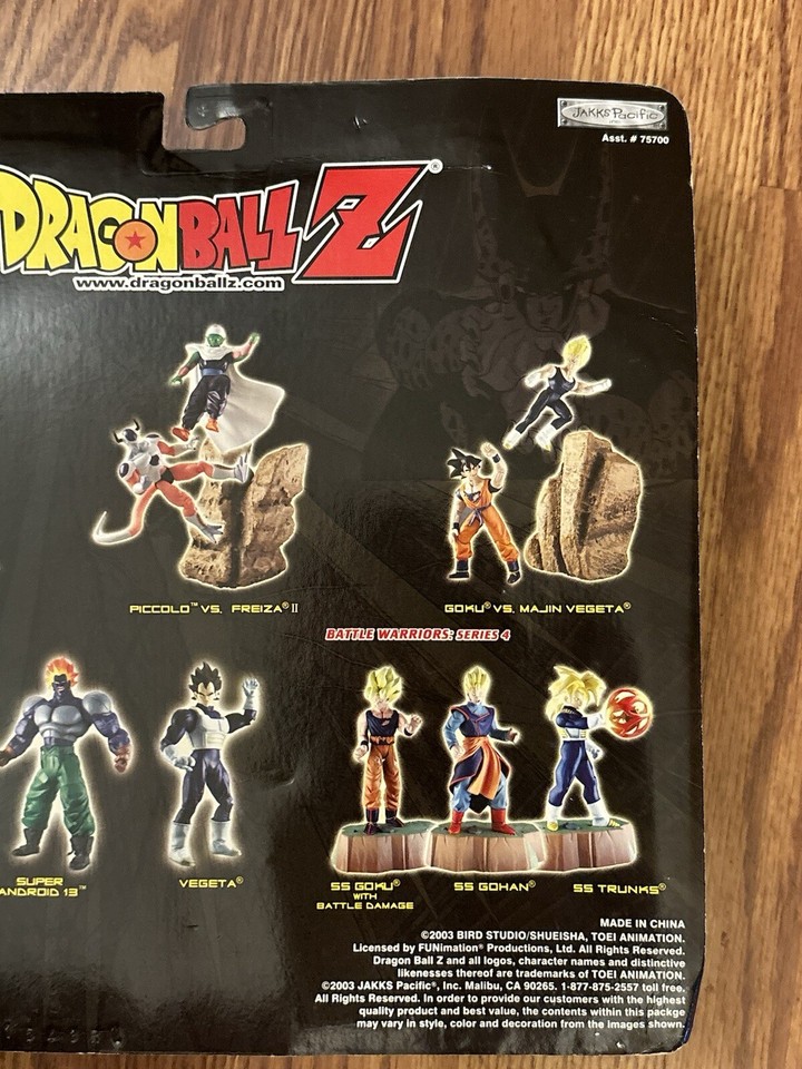 Dragon Ball Z Good VS Evil SS2 Trunks vs Cell Jakks Pacific DBZ Figure ...