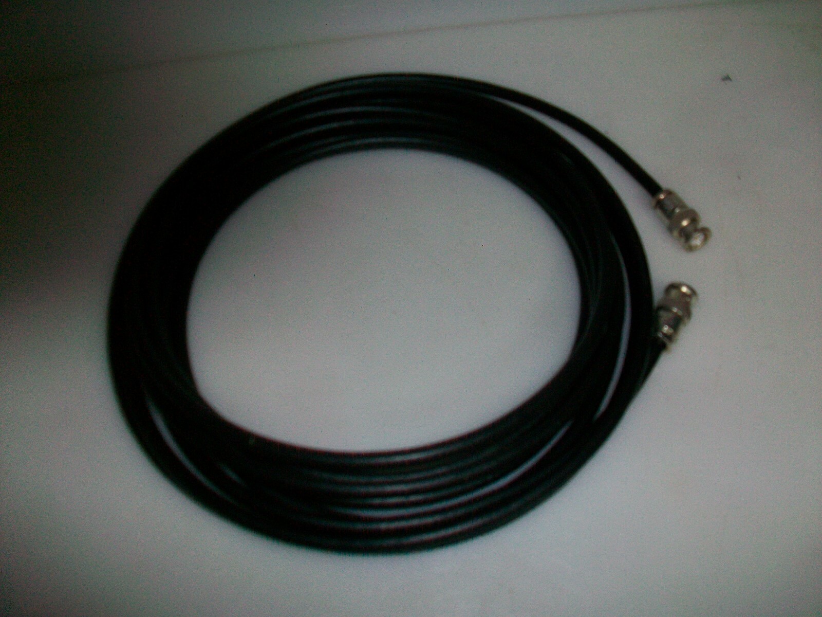 18' SAXTON RGU71 93 OHM COAX CABLE ASSEMBLY WITH BNC MALE TO MALE ENDS ...