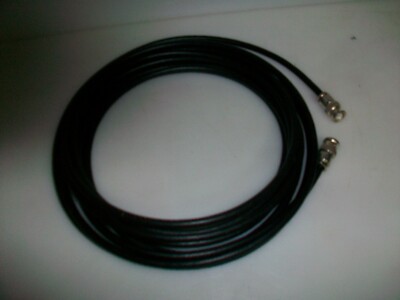 18' SAXTON RGU71 93 OHM COAX CABLE ASSEMBLY WITH BNC MALE TO MALE ENDS ...