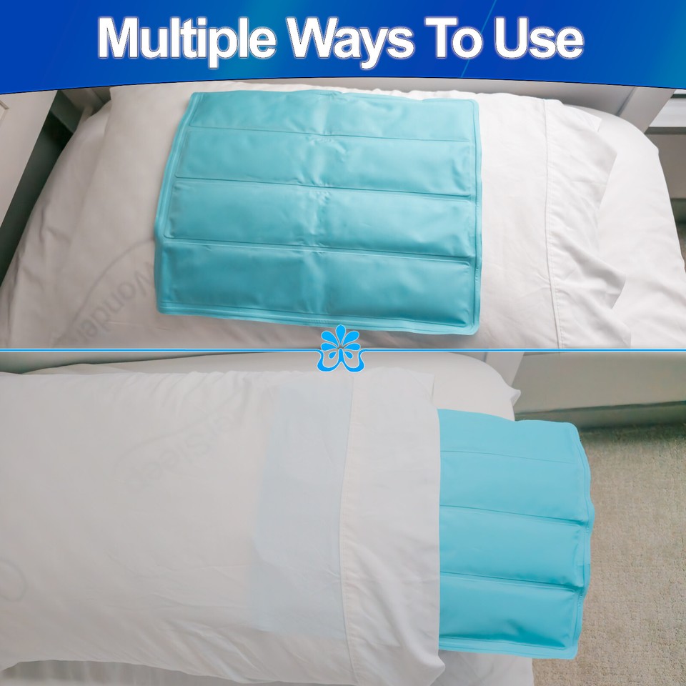 Cooling Pillow Pad Gel Insert Personal Instant Cooling - Pet Laptop ...