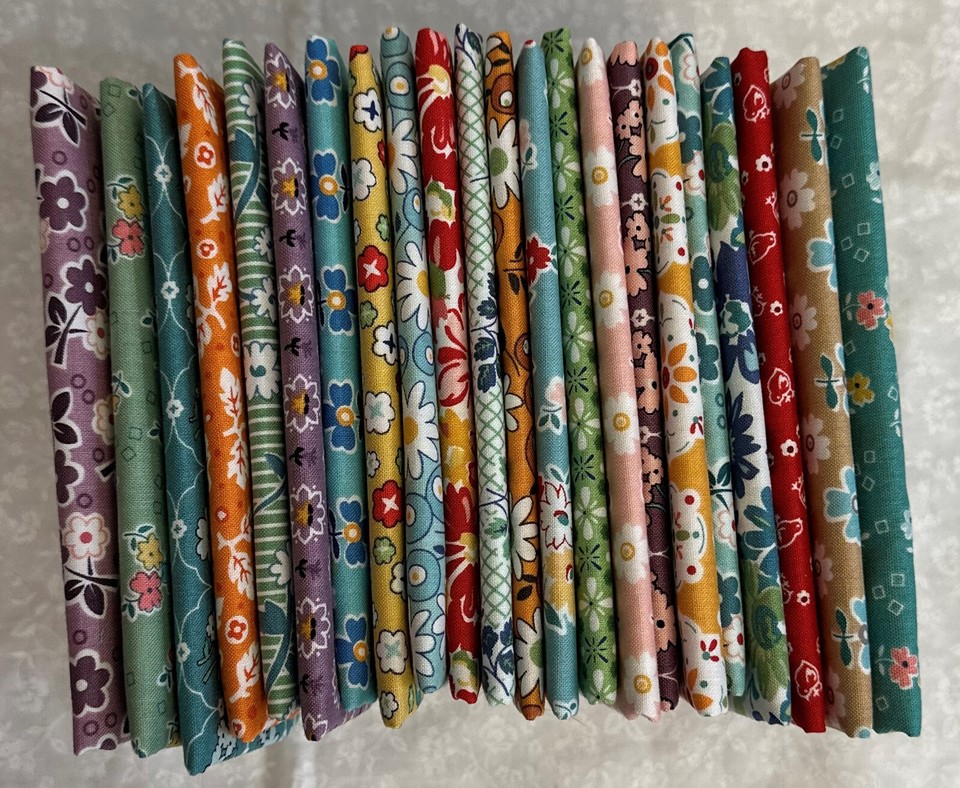 SCRAPPY LORI HOLT STASH BUILDER 10 PC. XL FAT 1/8 BUNDLE CALICO SM ...