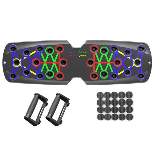 Folding Push Up Board Gym Training Board Fitness Equipment (22Kinds No ...