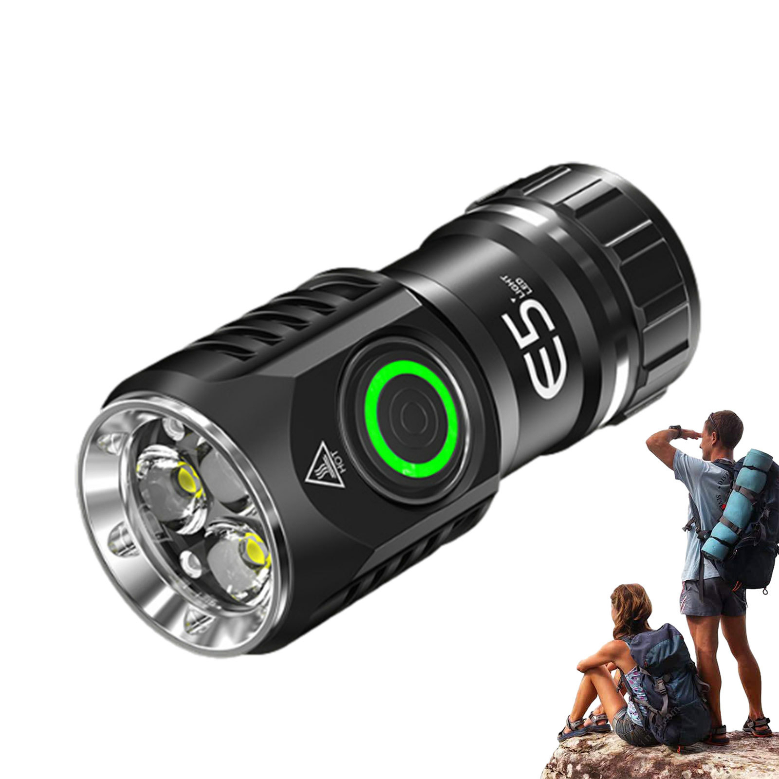 Three-Eyed Monster Mini Flashlight Flash Super Power Waterproof Outdoor ...