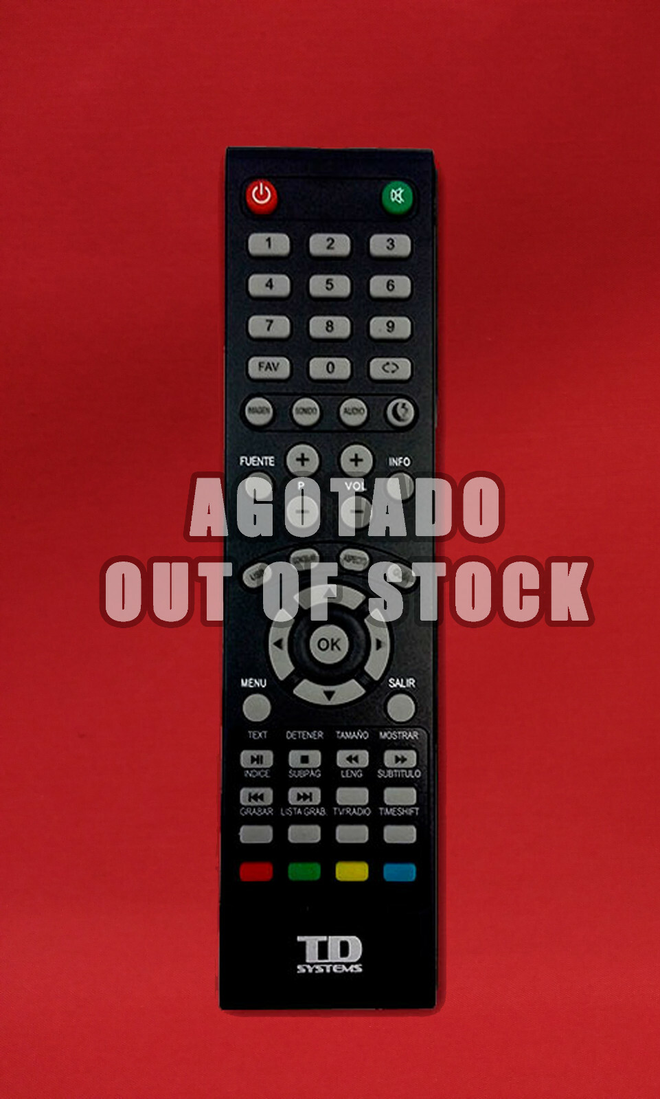 Mando a Distancia REEMPLAZABLE TV LED TD SYSTEMS // Modelo TV: K32DLS6H ...