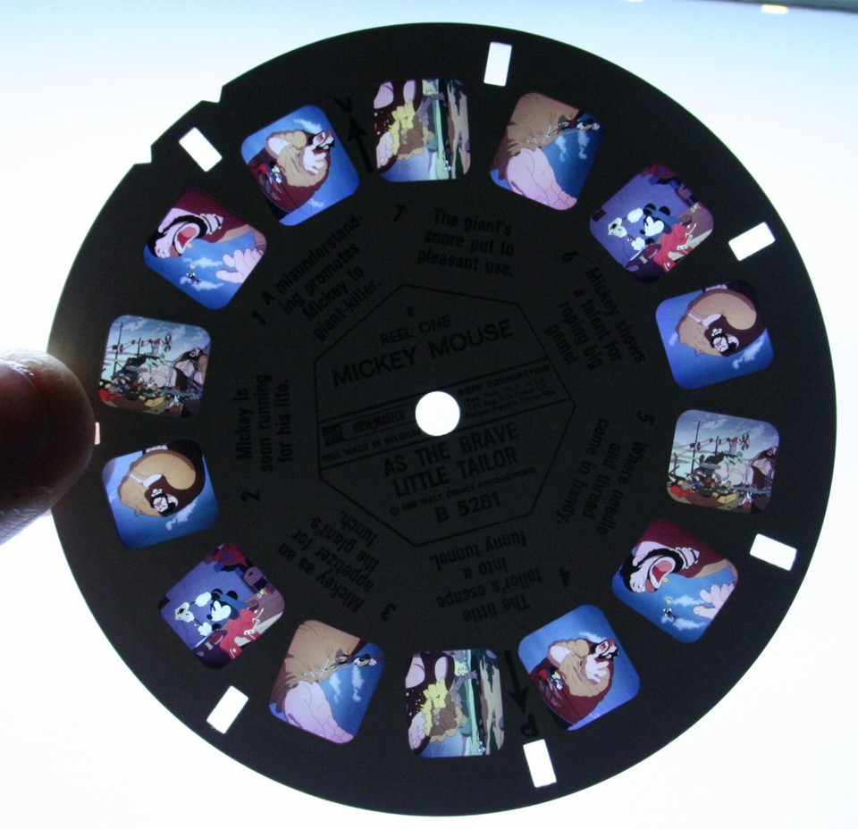 Vintage 1956 View-Master MICKEY MOUSE Walt Disney 3 Reels Booklet ...