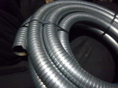 1.75 in EXHAUST FLEX PIPE 1-3/4" ID x 2-1/2 FT Galvanized Flexible ...