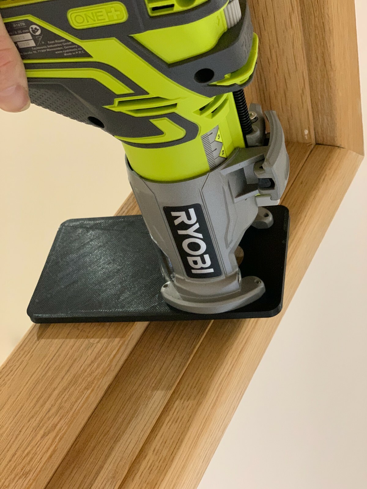 Router Sub BASE PLATE for Ryobi R18TR-0 ONE+ Cordless Trim Router | eBay UK