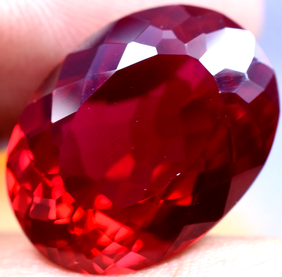 Extremely Rare & Natural 28.50 Ct SUNRISE RUBY GGL Certified Loose ...