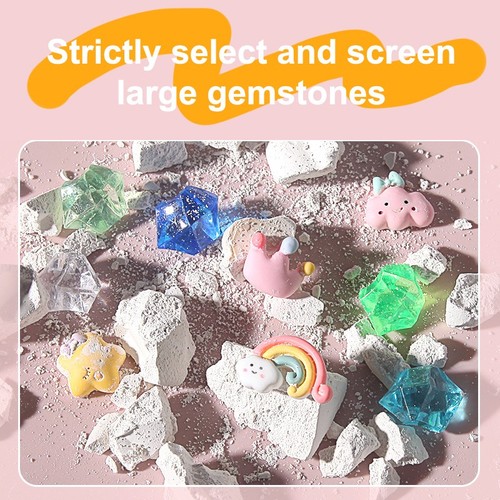 Rainbow Archaeological Digging Gem Toys Gemstone Dig Kit Kid ...